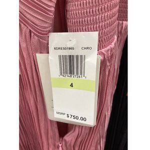 A.L.C. | Dresses | Alc Angelina Plisse Satin Pleated Dress In Chateau Rose | Poshmark